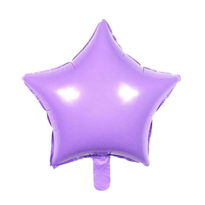 BALON 18" GWIAZDA PASTELOWA FIOLETOWA - Towar Na Festyny | Przyjęcia i ...