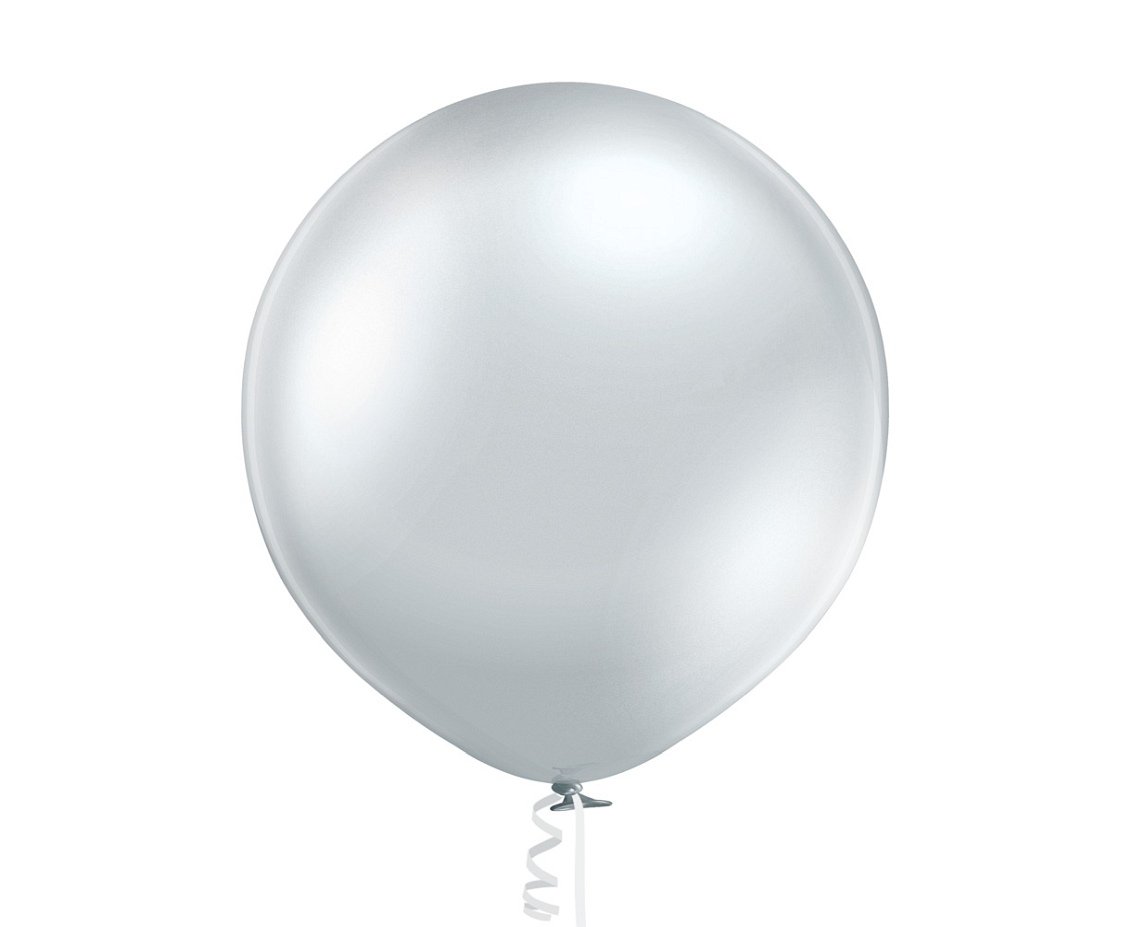 Balon B250 Glossy Silver, 5 szt. - BELBAL | Przyjęcia i okazje w ...