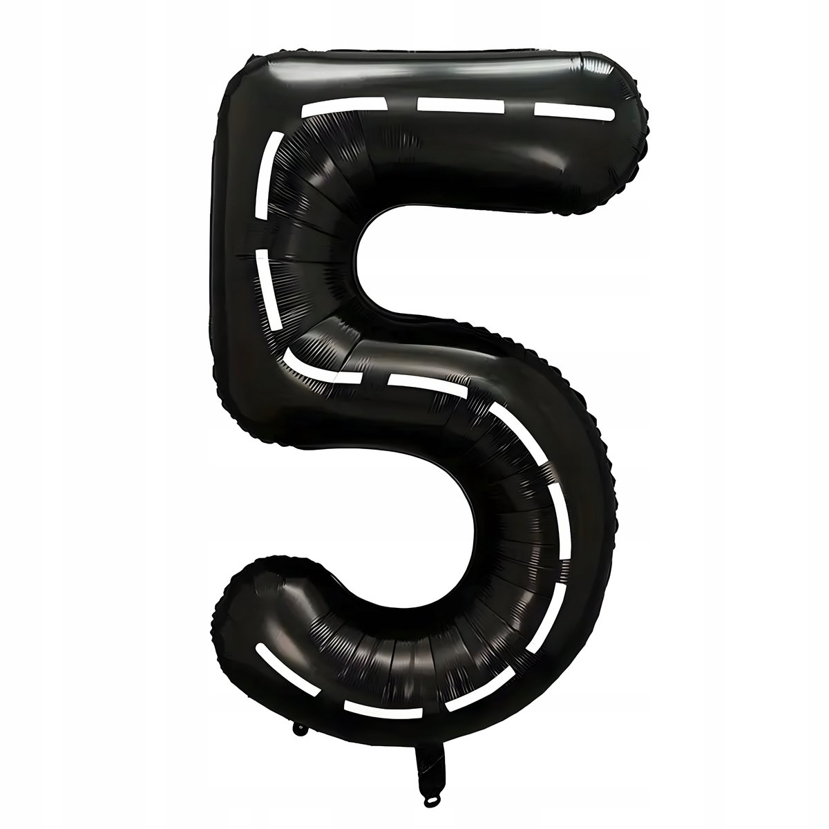 BALON CYFRA 5 AUTA DROGA WYŚCIGI FORMUŁA 1 NA URODZINY 100 CM HEL ...