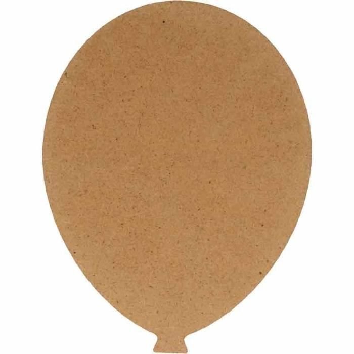 Balon drewniany MDF - 15 x 11,5 cm - Inna marka | Sklep EMPIK.COM