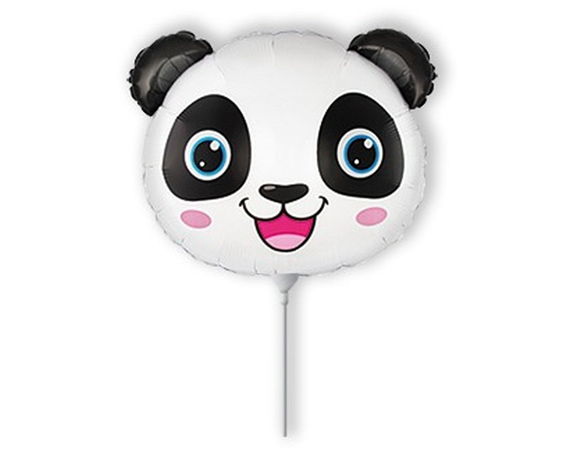 Balon foliowy 14" FX - Panda (głowa) - Flexmetal | Przyjęcia i okazje w Sklepie EMPIK.COM