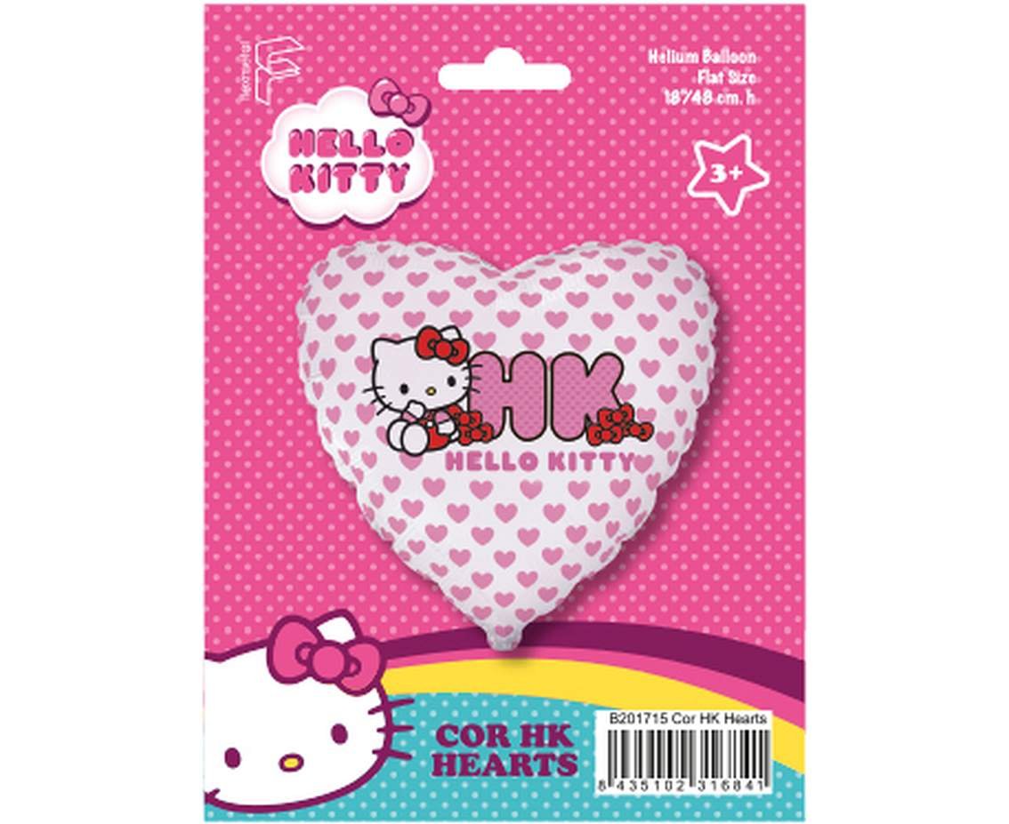 Balon foliowy 18" Flexmetal - Hello Kitty Hearts (opak. papierowe) - Flexmetal | Przyjęcia i ...