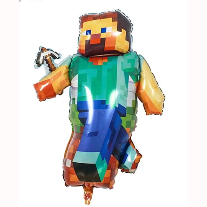 BALON FOLIOWY 22" MINECRAFT STEVE LUDZIK - Inna marka | Przyjęcia i ...