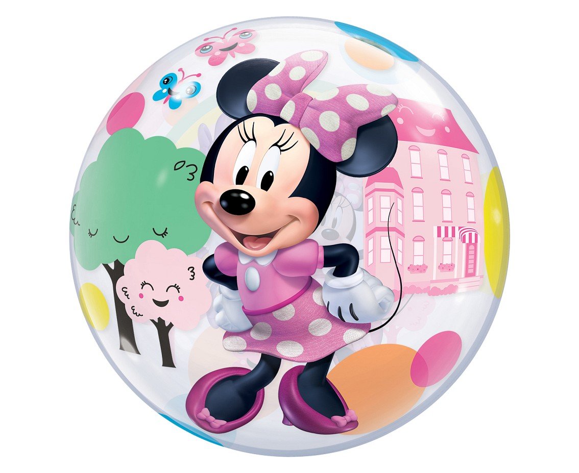 Balon foliowy 22" QL Bubble Poj. "Minnie Mouse Fun" - Qualatex ...