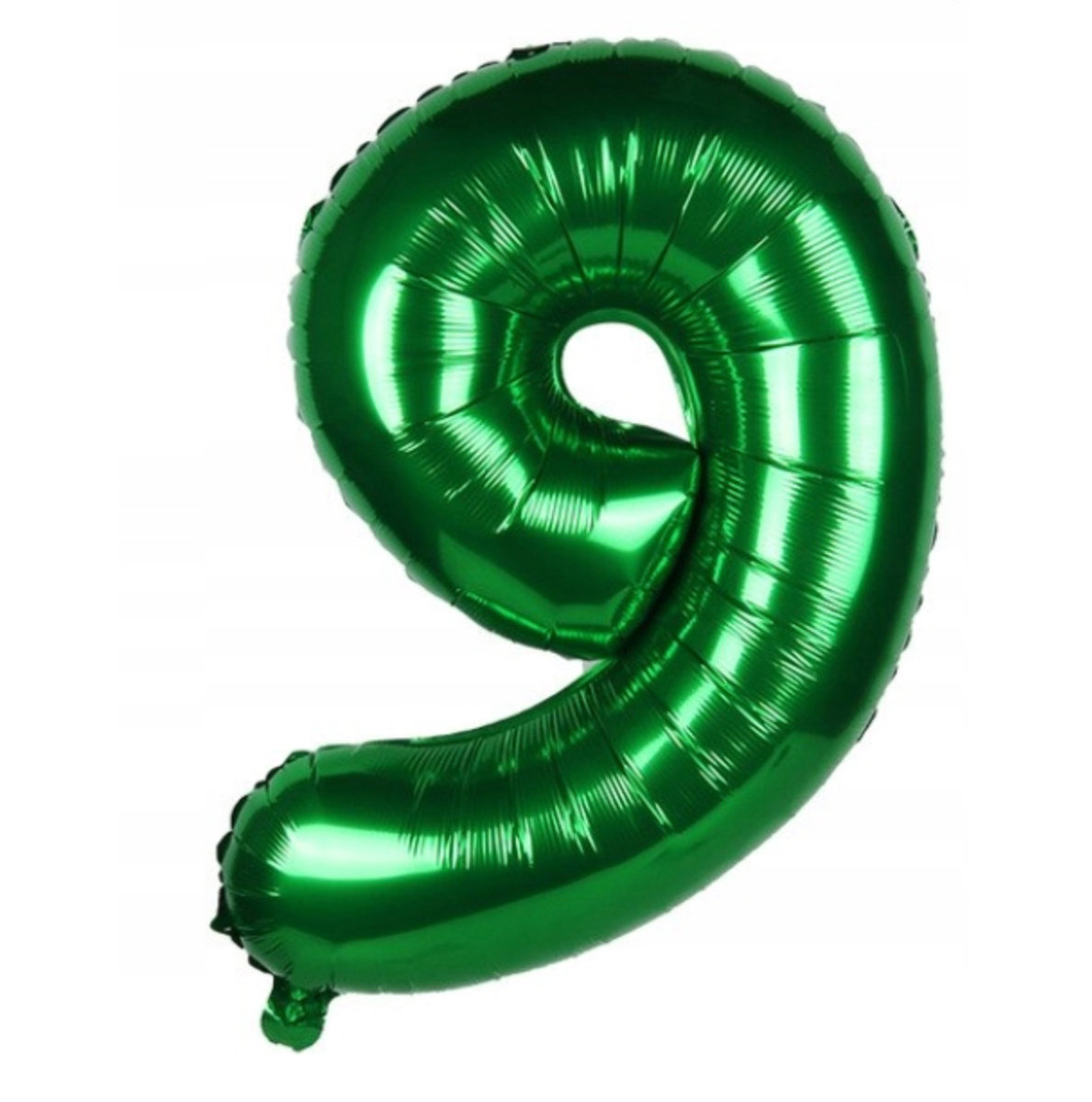 Balon foliowy cyfra 9 zielona Minecraft na urodziny 86 cm hel ...