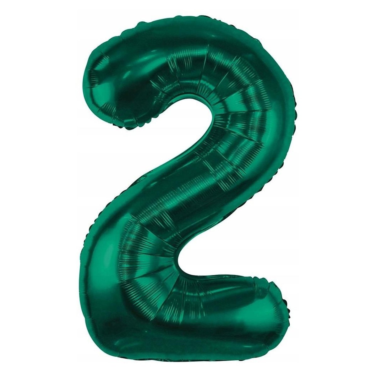 Balon foliowy cyfra butelkowa zieleń 32 cale 80cm - 2 - del-sol ...