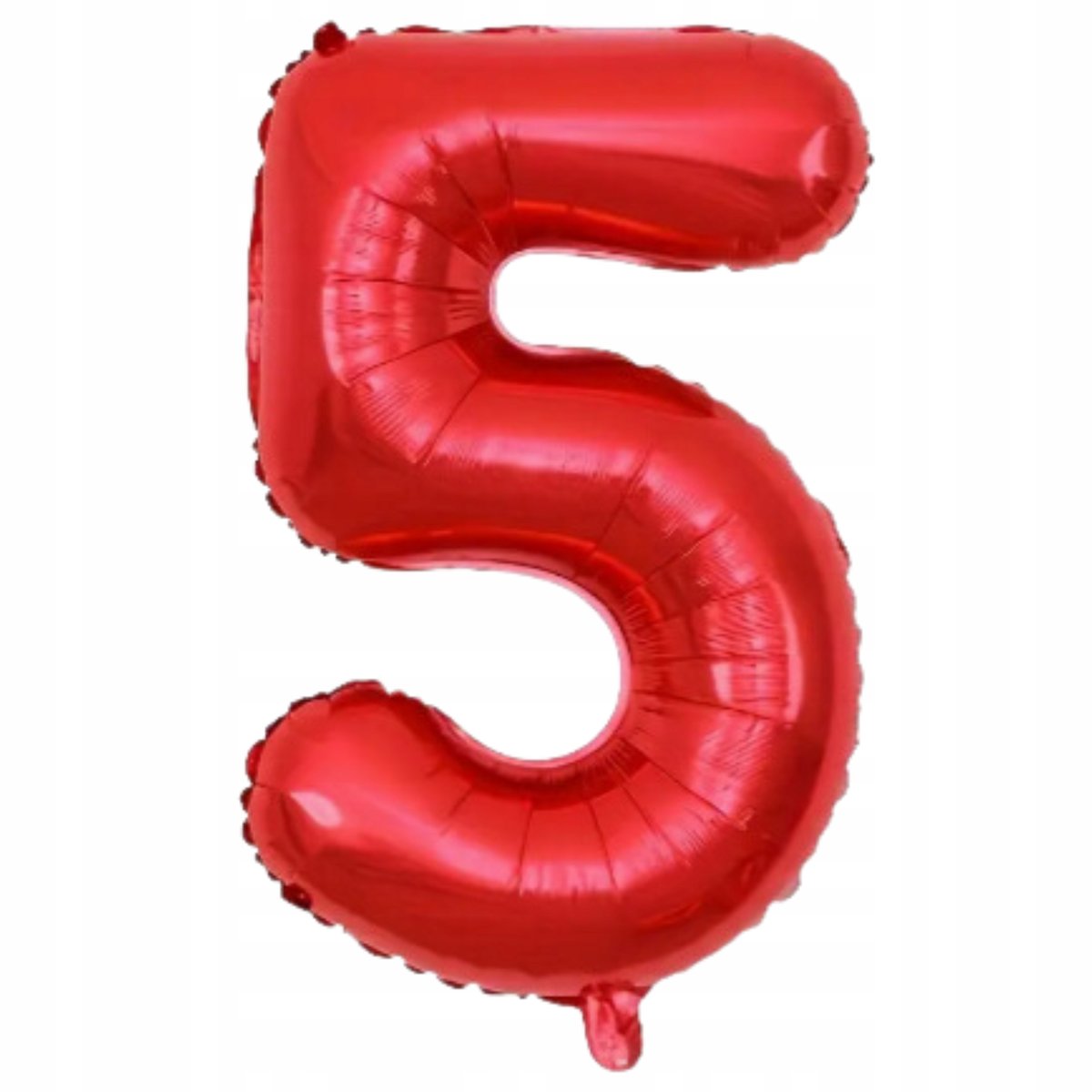 Balon Foliowy Czerwony Duża Cyfra 5 80 Cm Urodziny - Inna marka ...