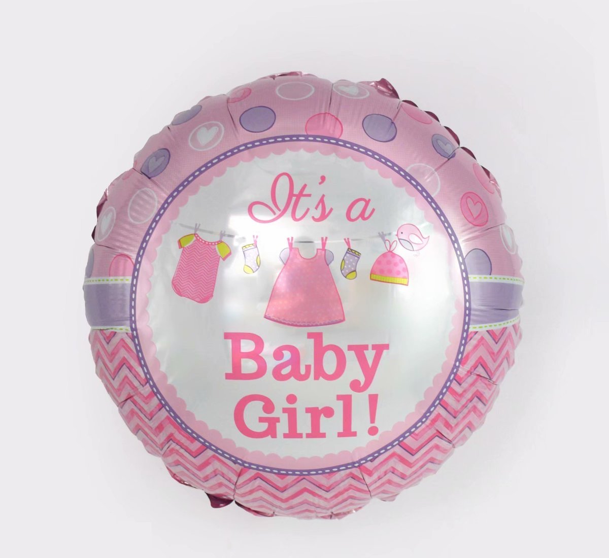 Balon foliowy It's a Baby Girl 18" (45cm.) - Inna marka | Przyjęcia i ...