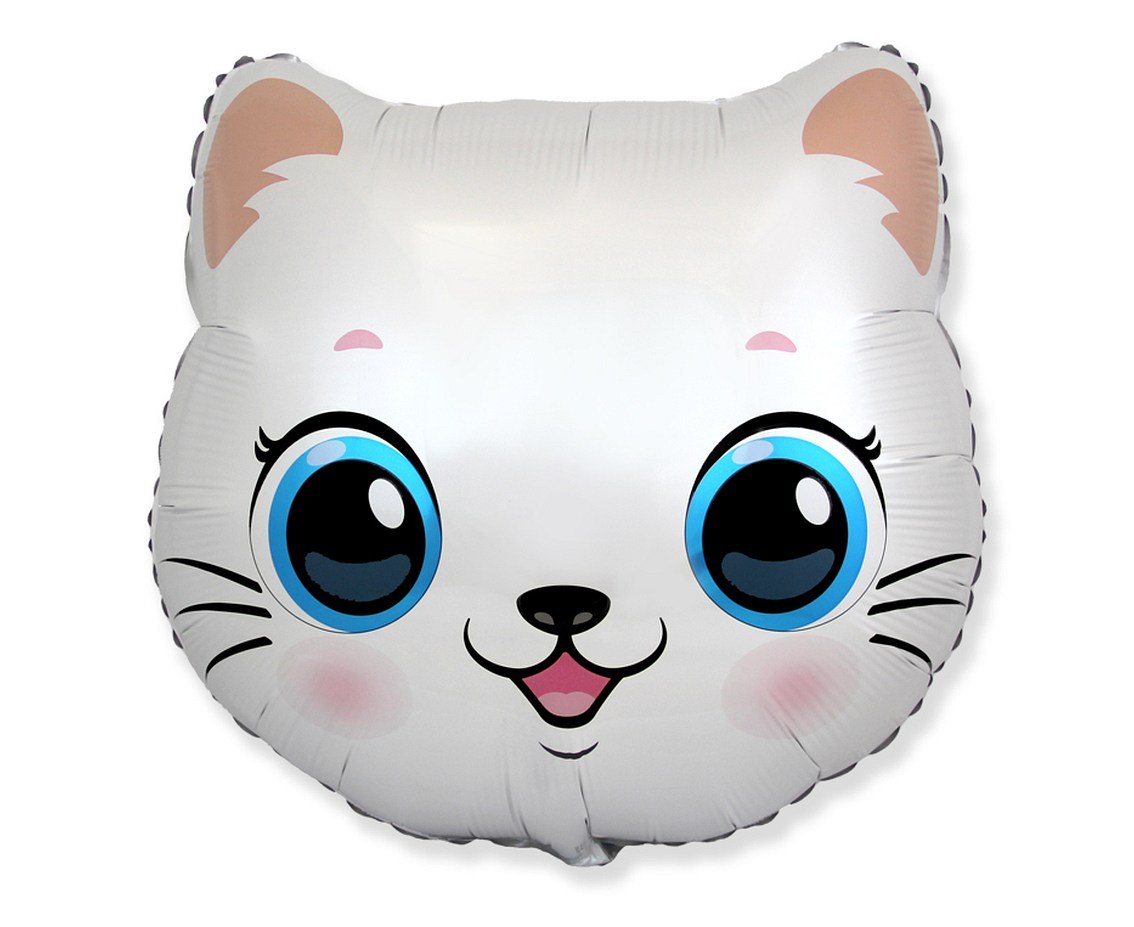 Balon foliowy Kotek (głowa), FX, 51x55 cm - Flexmetal | Przyjęcia i ...