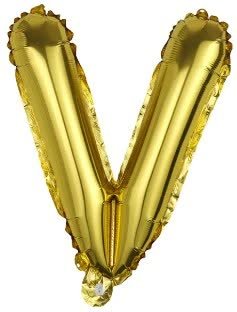 Balon Foliowy Litera V Złota 40 Cm Urodziny - Inna marka | Przyjęcia i okazje w Sklepie EMPIK.COM