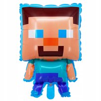 BALON FOLIOWY LUDZIK MINECRAFT STEVE PIXEL 67cm - Inna marka ...