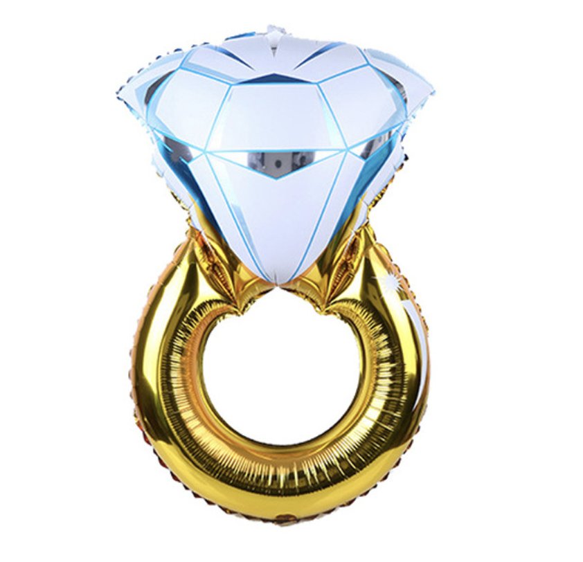 Balon foliowy PIERŚCIONEK, 94 cm - Party spot | Przyjęcia i okazje w Sklepie EMPIK.COM