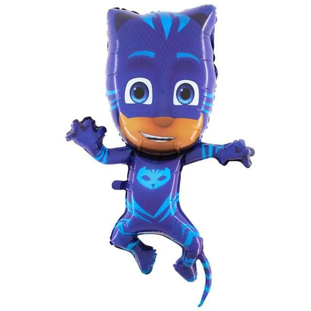 Balon foliowy, PJ Masks - Kotboy, 94 cm, niebieski - GRABO | Przyjęcia i okazje w Sklepie EMPIK.COM