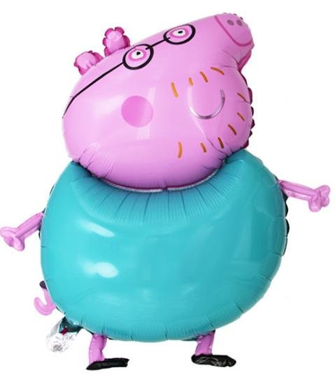 Balon foliowy Tata Świnka, Świnka Peppa, 83 cm PARTY SPOT - Inna marka ...