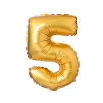 BALON FOLIOWY XXL CYFRA 5 - Arpex | Przyjęcia i okazje w Sklepie EMPIK.COM