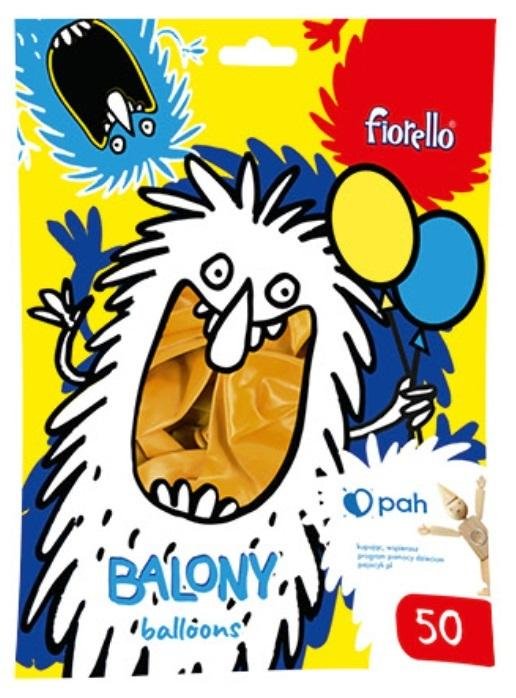 Balon Metal 10" złoty 50szt FIORELLO - Inna marka | Przyjęcia i okazje ...