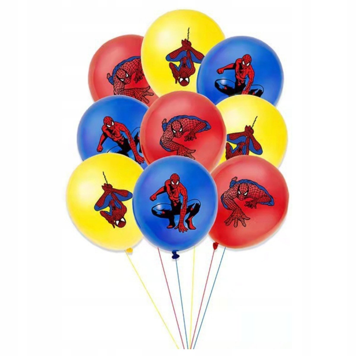 BALON SPIDERMAN ZESTAW BALONÓW URODZINOWYCH SPIDER PAJĄK AVENGERS ...