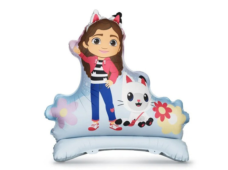Balon stojący foliowy Koci Domek Gabi 92 x 90 cm - PartyDeco ...