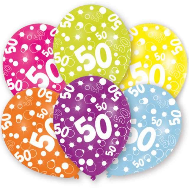 Balony, liczba 50, pastel mix, 11", 6 sztuk - Amscan | Przyjęcia i ...