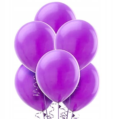 Balony pastelowe, matowe, lawendowe, lavender field 2x50 szt.(100 szt ...