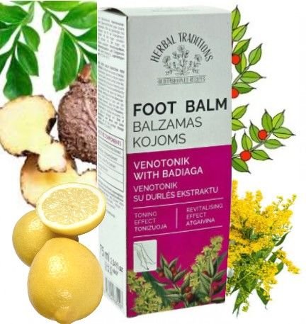 Balsam do Nóg Venotonik RUSZCZYK NAWŁOĆ RUTYNA Pajączki Żylaki 75ml ...