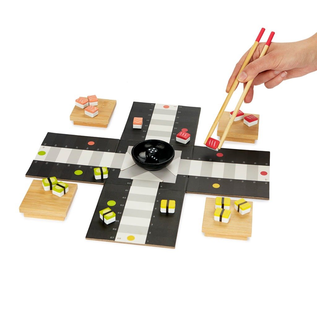 BALVI Gra planszowa ludo SUSHI drewniana chińczyk - Balvi | Sklep EMPIK.COM
