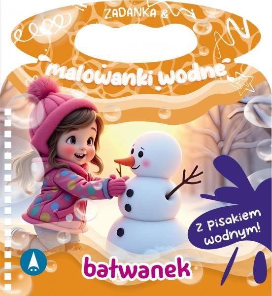 Bałwanek. Zadanka i malowanki wodne - Wioleta Żyłowska | Sklep EMPIK.COM