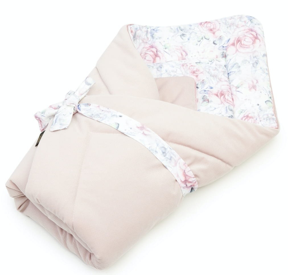 Bambusowy Rożek Niemowlęcy Becik Pastelowe Kwiaty - Koala by HeardMade ...