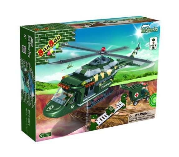 BanBao, Armia, klocki Helikopter ratunkowy, 8253 - BanBao | Sklep EMPIK.COM