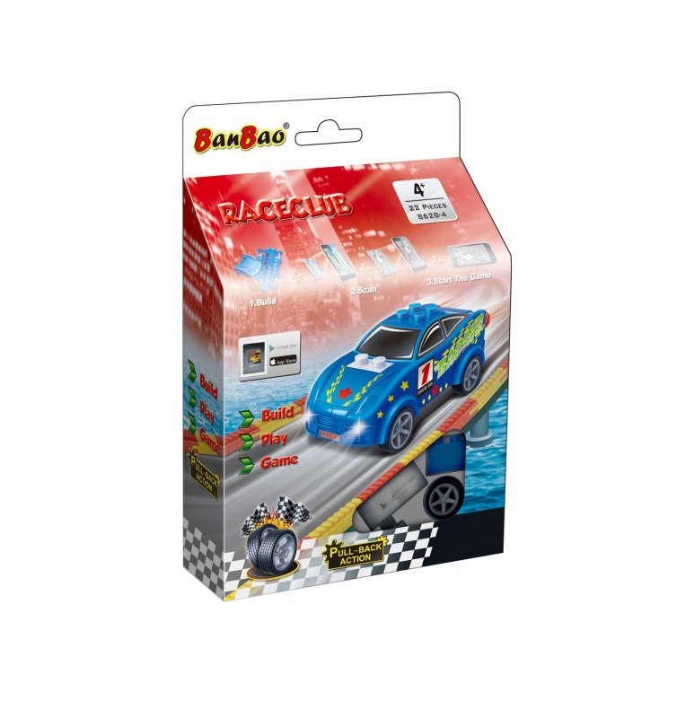 BanBao, RaceClub, klocki Sapphire, 8628-4 - BanBao | Sklep EMPIK.COM