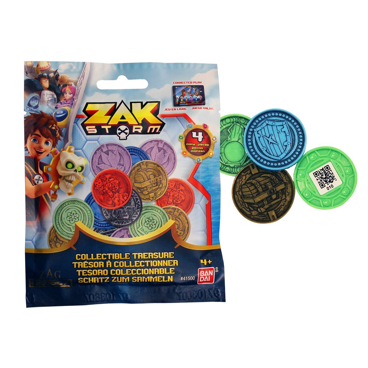 Bandai 41500 zestaw zabawek akcyjnych, 4 monety - Inna marka | Sklep ...