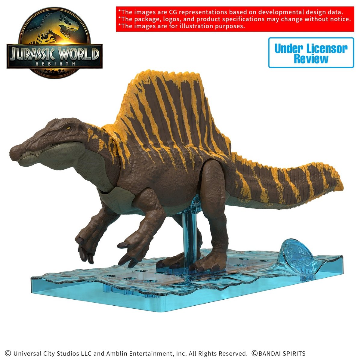 Bandai Model Kit PLANNOSAURUS JURASSIC WORLD - Spinozaur - Zestaw ...