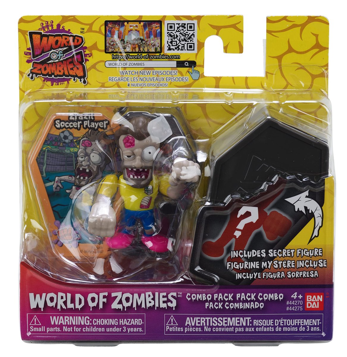 BANDAI World of Zombie zestaw dwóch figurek Z.K. Rockstar i figurka ...