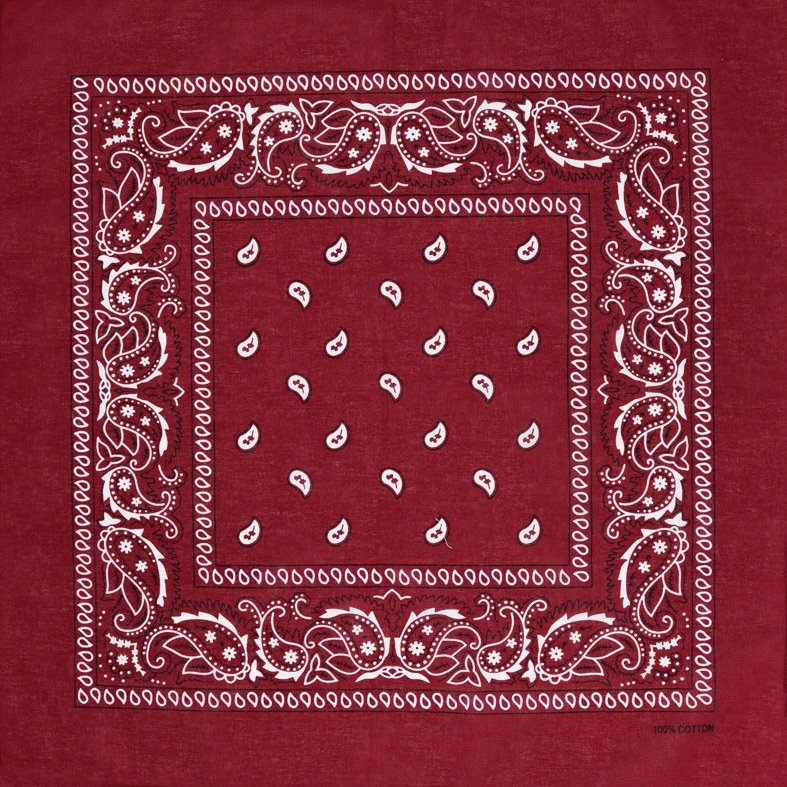 Bandama bandamka bandana bordowa chusta paisley - Pako Jeans | Moda ...
