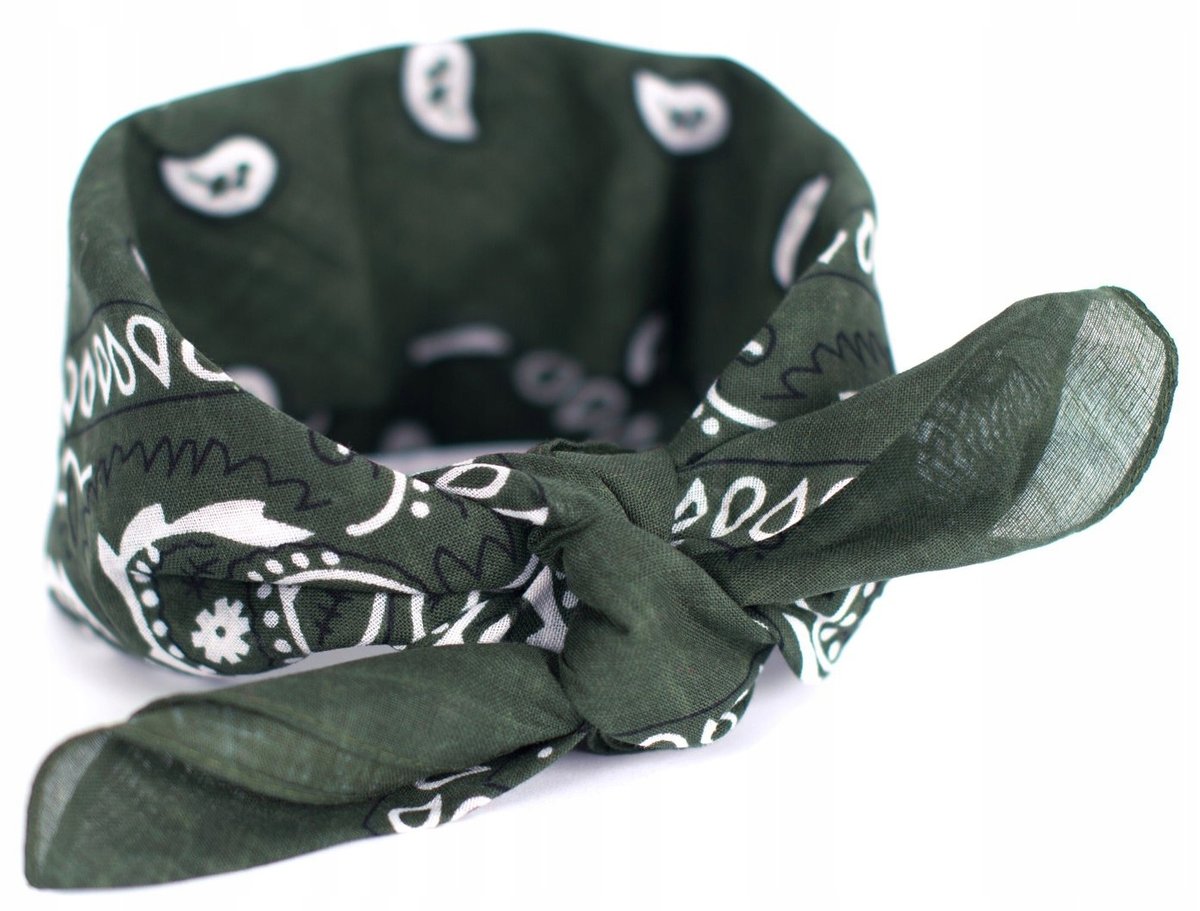 Bandana Bandanka Apaszka Chusta na Głowę Rękę Damska Męska Bawełniana ...