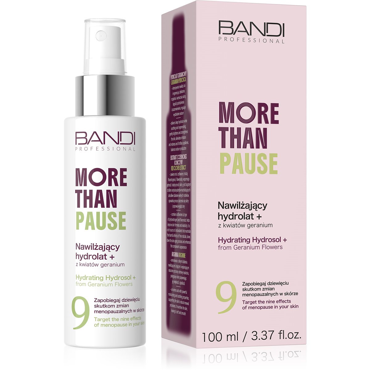 Bandi More Than Pause Nawilżający Hydrolat z Kwiatów Geranium 100ml ...
