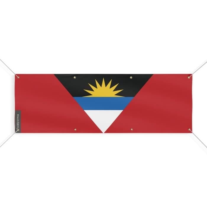 Baner Flaga Antigui i Barbudy 8 oczek 160x480 cm - Inny producent ...