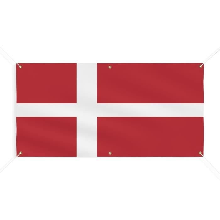 Baner Flaga Danii 6 oczek 60x120 cm, poliester - Inny producent (majster PL) | Sport Sklep EMPIK.COM