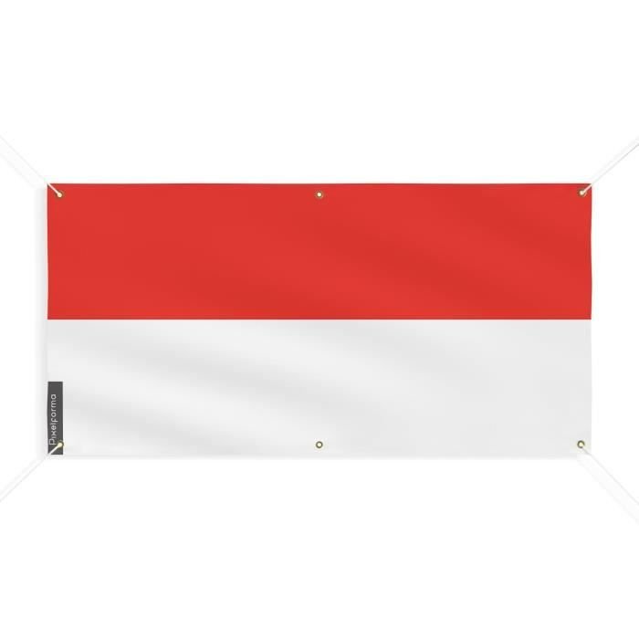 Baner Flaga Indonezji 6 oczek 190x380cm, poliester - Inny producent ...