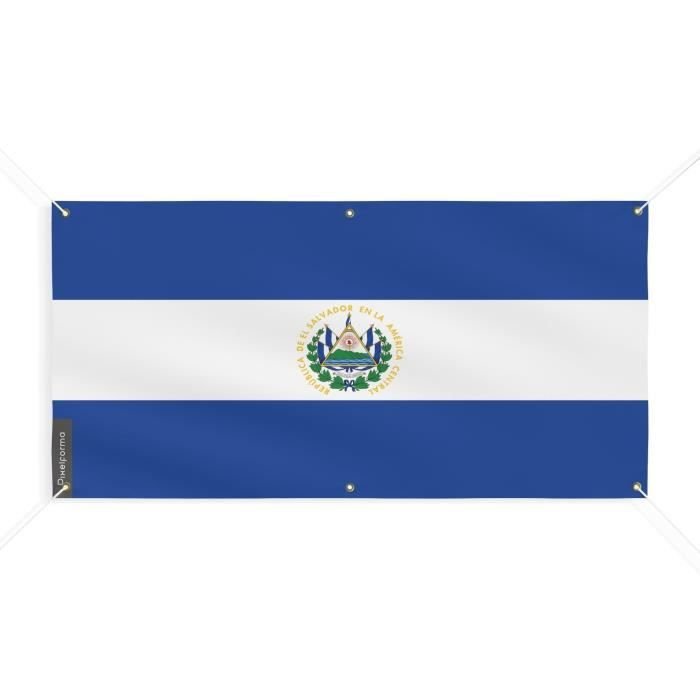 Baner Flaga Salwadoru 6 oczek 50x100cm, poliester - Inny producent ...