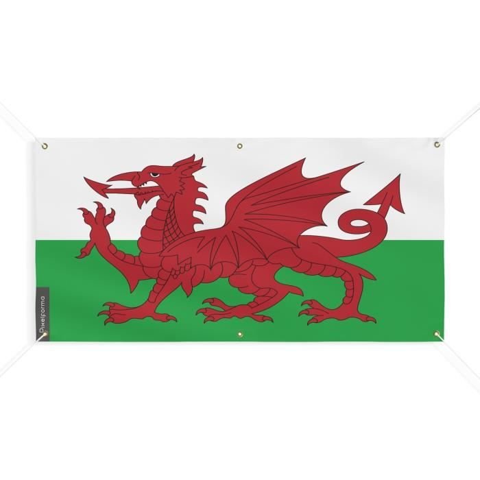Baner Flaga Walii 6 oczek 60x120 cm, poliester - Inny producent ...