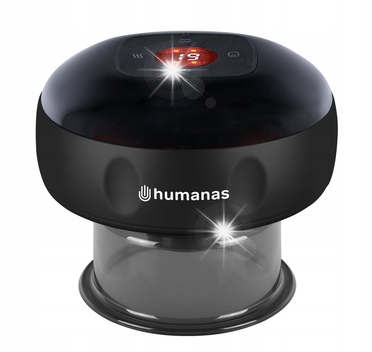 Bańka chińska elektroniczna Humanas BB01 Plus - czarna | Sklep EMPIK.COM