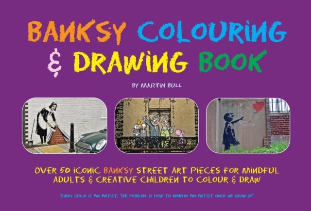 Banksy Colouring & Drawing Book - Bull Martin | Książka w Empik