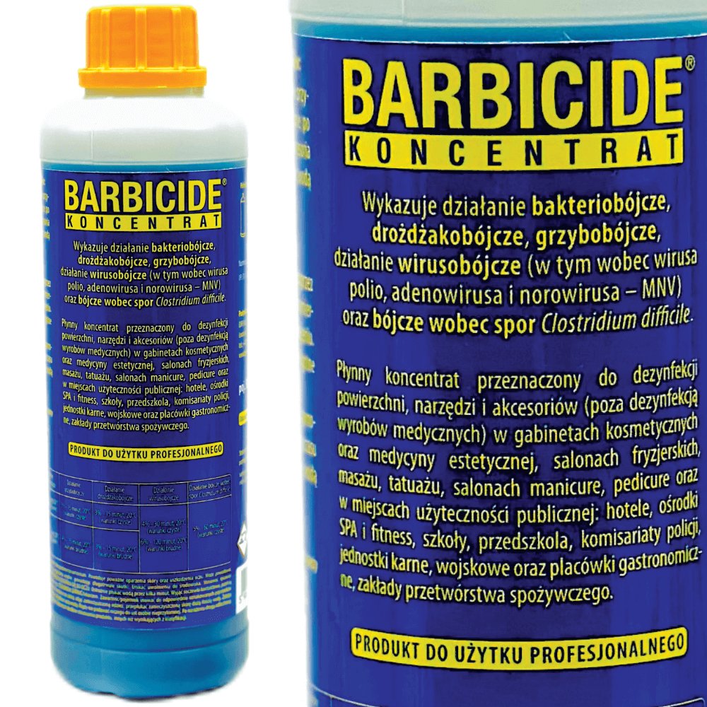Barbicide - Koncentrat do dezynfekcji narzędzi i akcesoriów 500ml ...