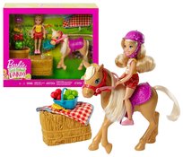 Barbie, lalka Chelsea z konikiem, Ghv78 - Barbie | Sklep EMPIK.COM