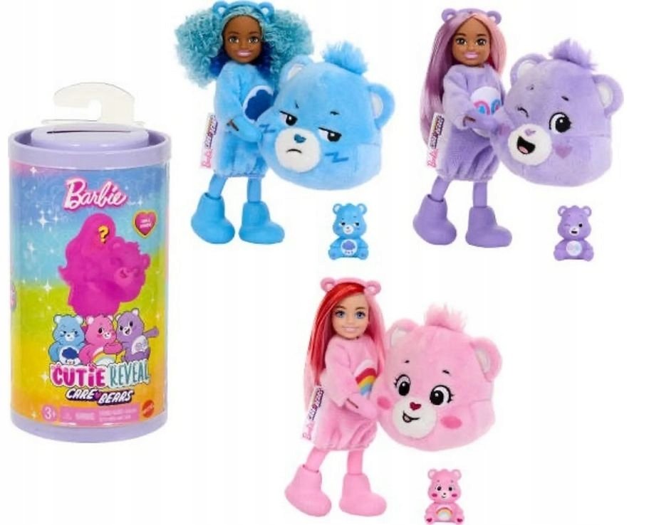 Barbie Cute Reveal Care Bears Asst. - Barbie | Sklep EMPIK.COM