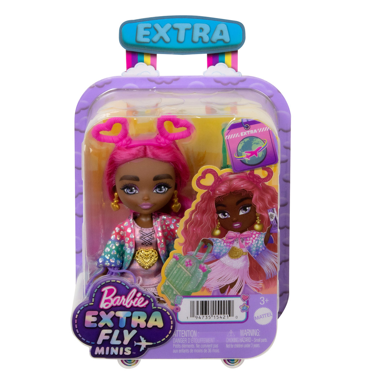Barbie Extra Fly, Lalka Hippie, HPB19 - Barbie | Sklep EMPIK.COM
