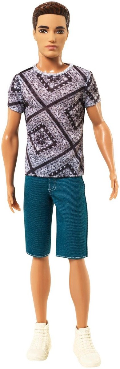 Barbie Fashionistas Ryan Lalka z Jean Szorty i Koszula - Barbie | Sklep ...
