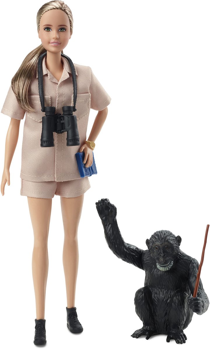 Barbie Inspirująca Kobiety - Jane Goodall (SIOC) - Barbie | Sklep EMPIK.COM