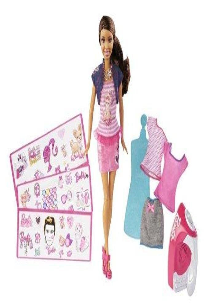 Barbie Iron-On Style Afroamerykańska lalka - Barbie | Sklep EMPIK.COM